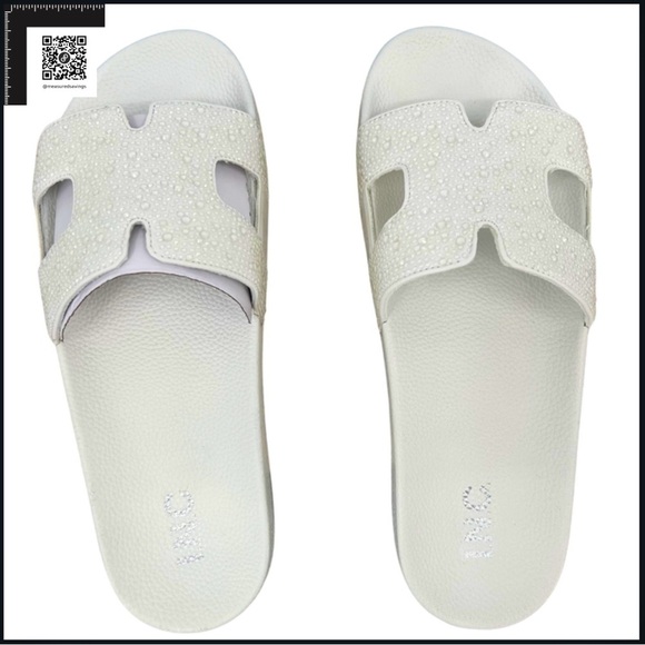 INC International Concepts | Shoes | Inc Size Nib White Bling Pia Pool ...